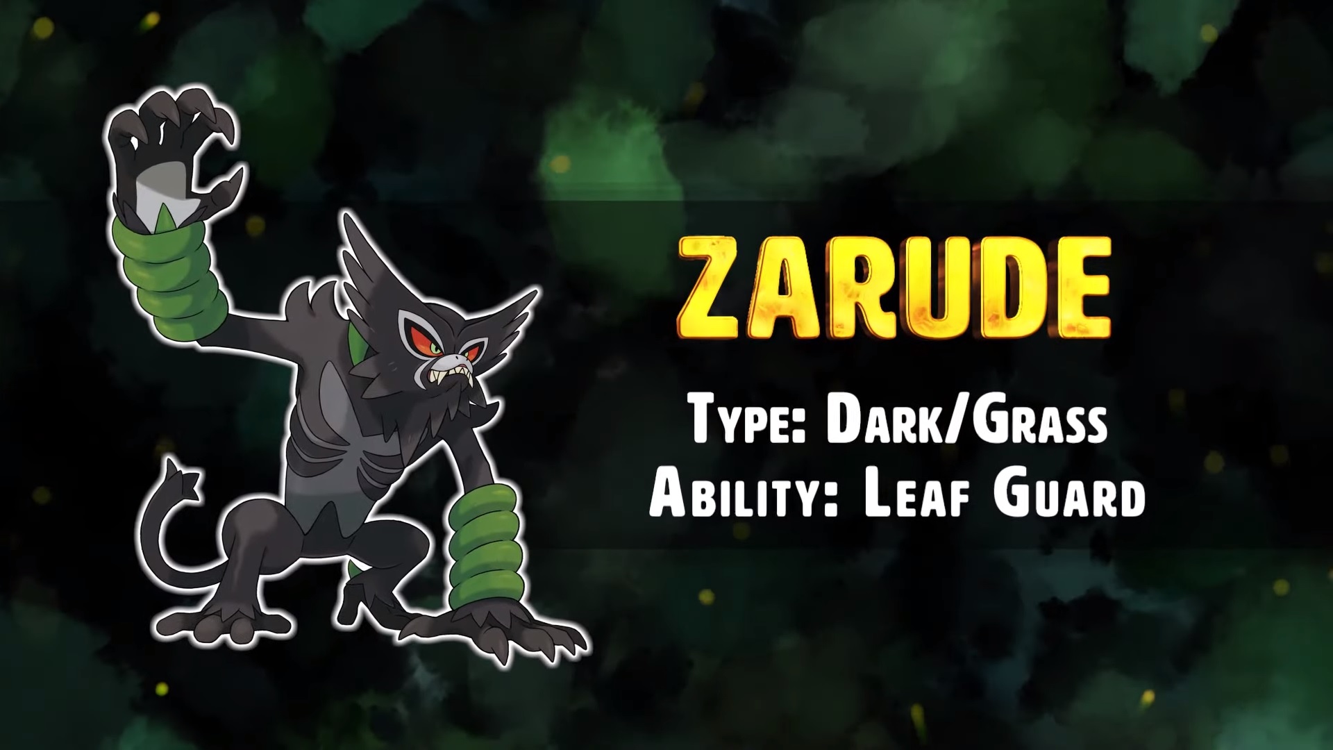 Meet Zarude, a New Mythical "Rogue Monkey" Pokémon | Geek Outpost